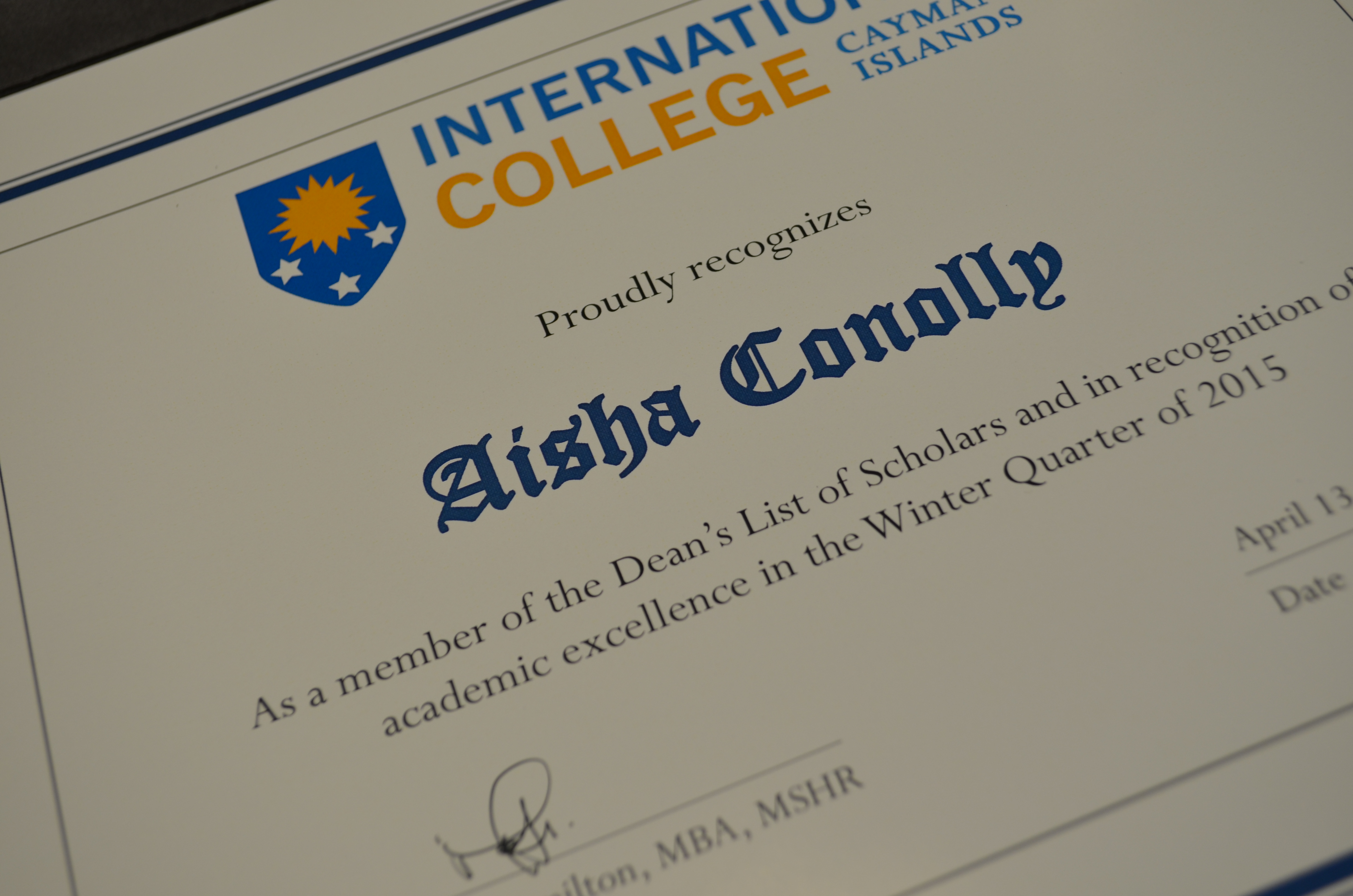 Academic Honors’ list from Winter Quarter 2015 Announced ⋆ ...