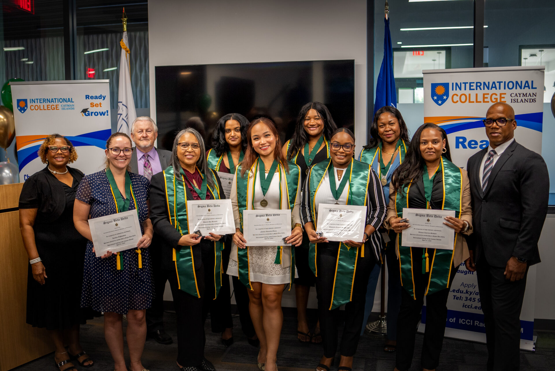 ICCI Students honored at Sigma Beta Delta Induction ⋆ International College
